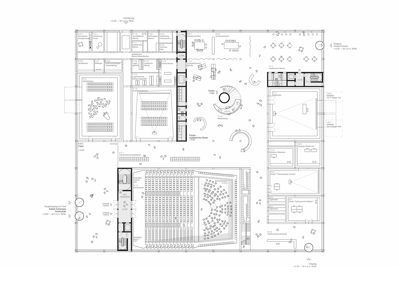Campus Golzheim – Robert Schumann Conservatory - Staab Architekten